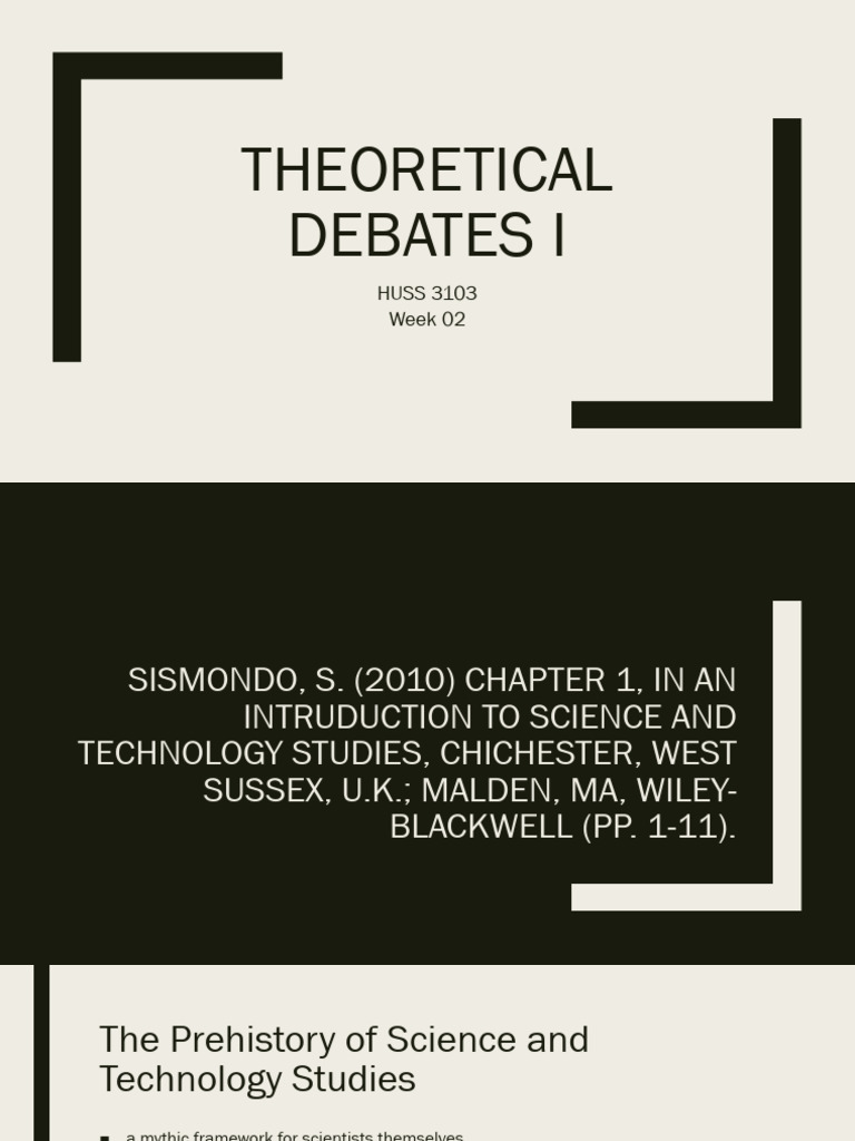 02 Theoretical Debates I PDF | PDF | Paradigm | Falsifiability