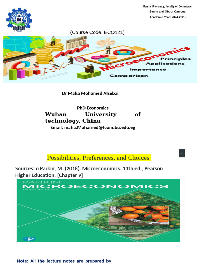 2024 2025 ECO121 Microeconomics Week 4 | PDF