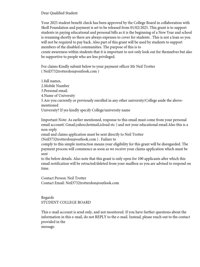 2025 Skoll Foundation Grant Approval | PDF