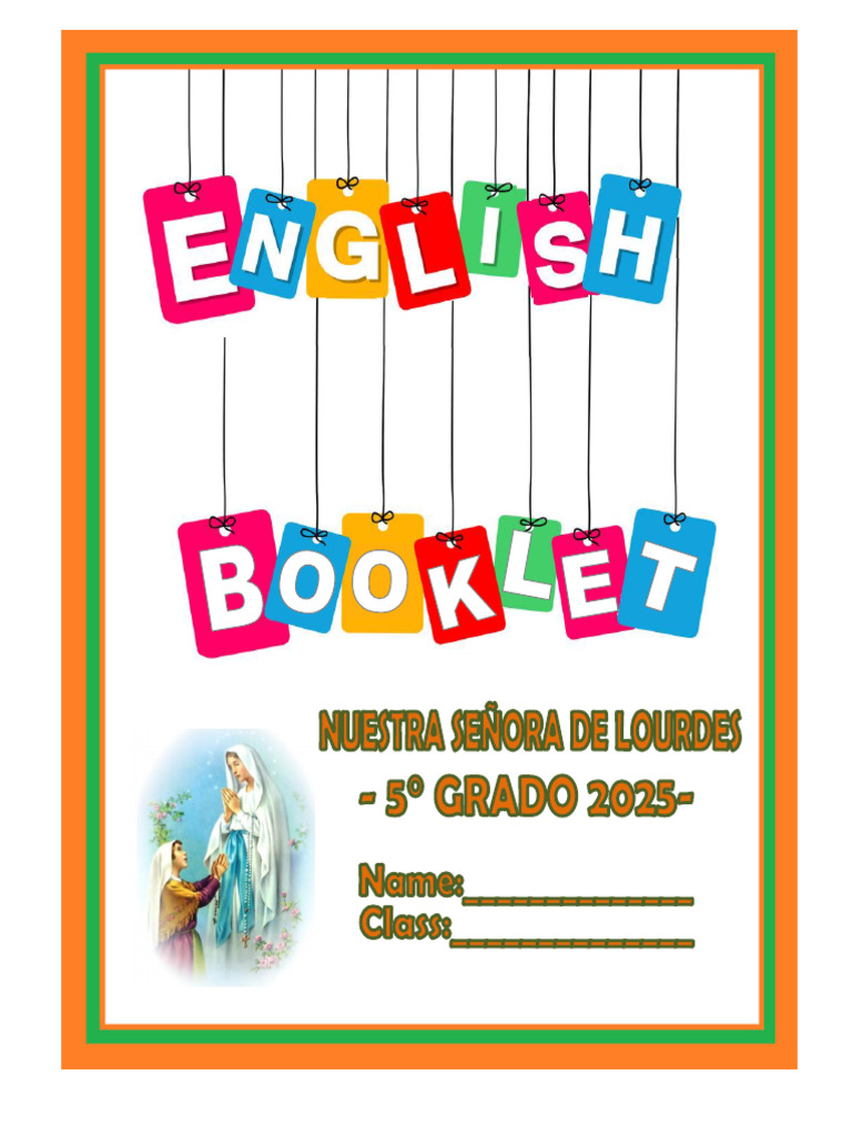 Booklet 5to Grado 2025 | PDF