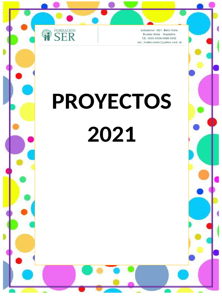 Caratula Proyectos | PDF