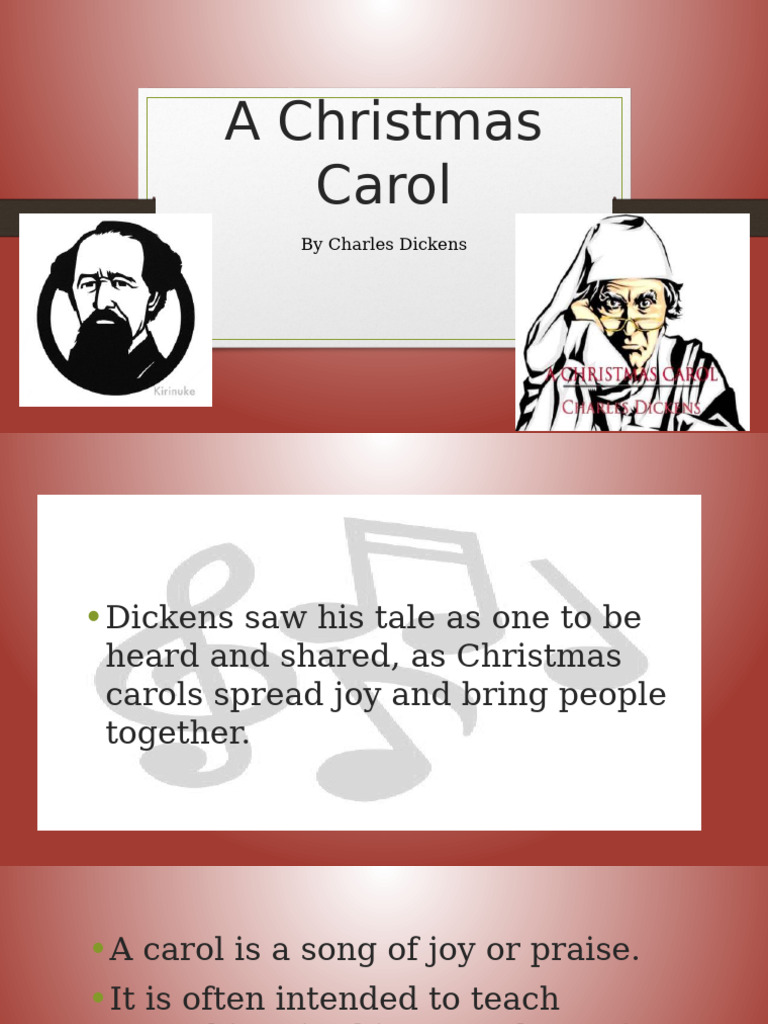 A Christmas Carol PPT Carol Stave POV | PDF