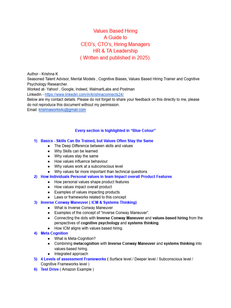 Values-Based-Hiring-Cognitive Psychology - Systems Thinking - Inverse ...