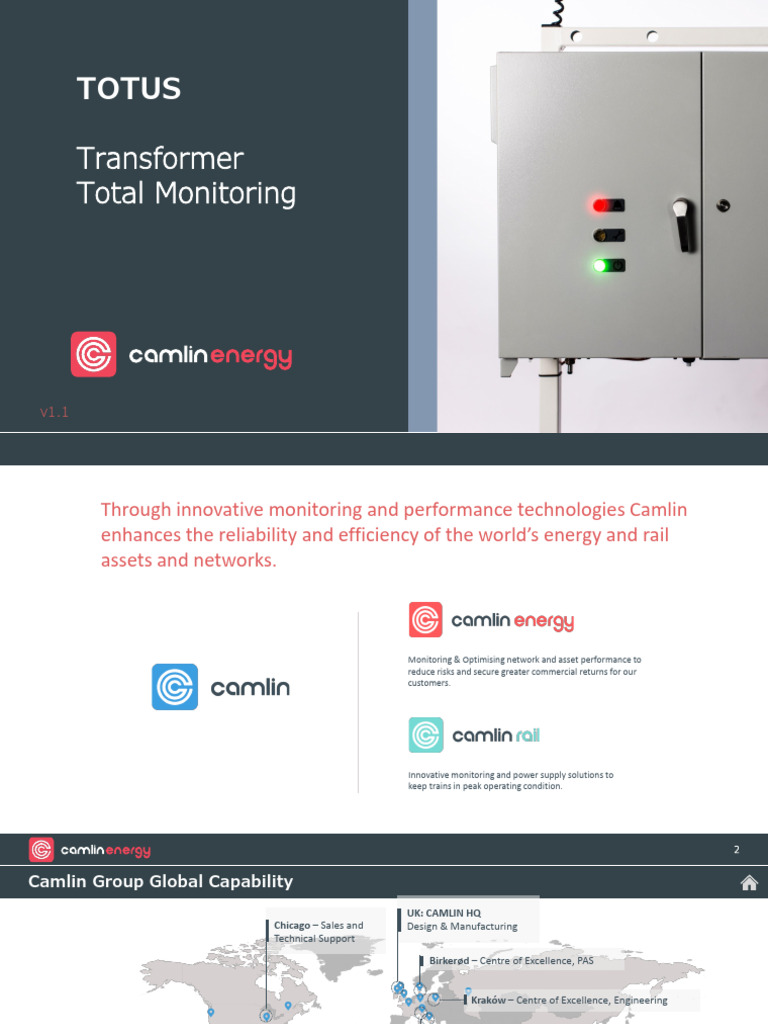 Camlin Energy - Presentation | PDF | Transformer | Electrical Engineering