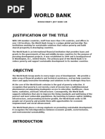 World Bank Organizational Structure 2021 | PDF | World Bank Group ...