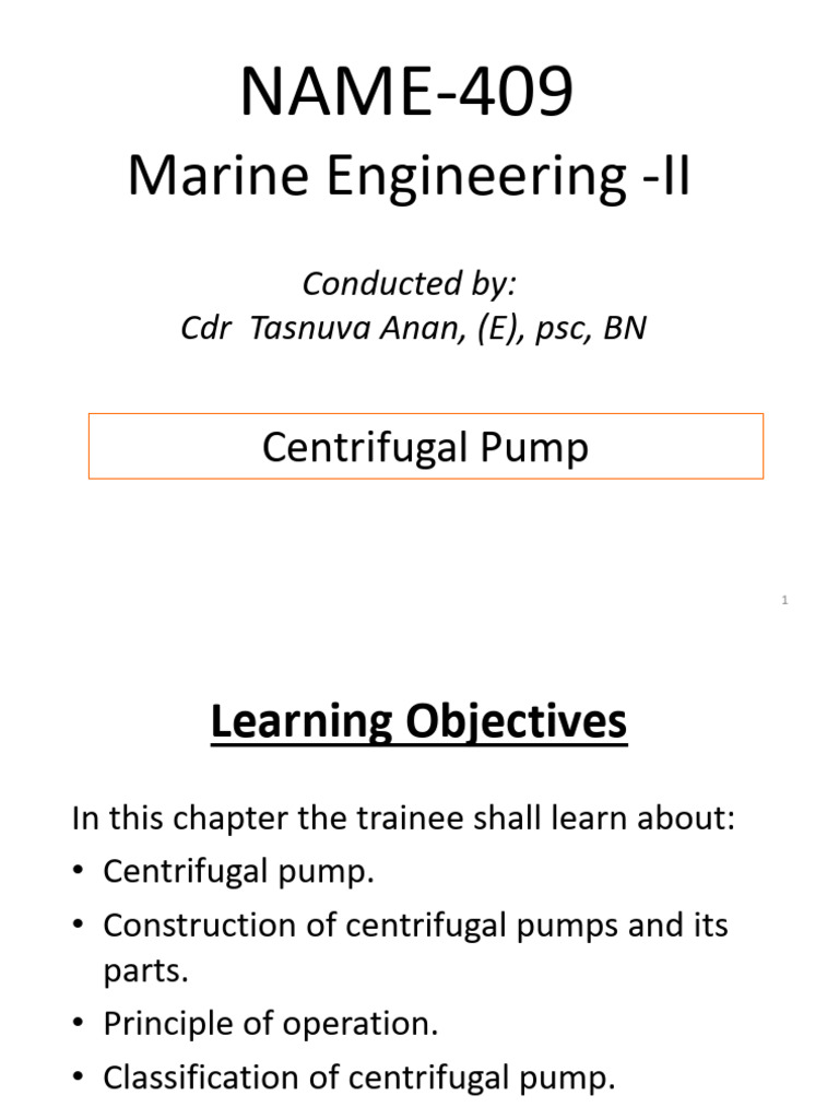 Centrifugal Pump Overview and Classification | PDF | Pump | Hydraulics