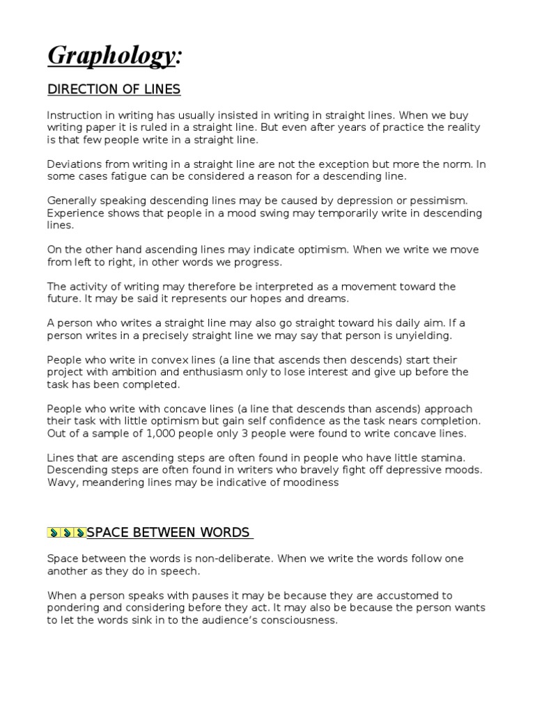 Graphology | Download Free PDF | Shyness | Psychology