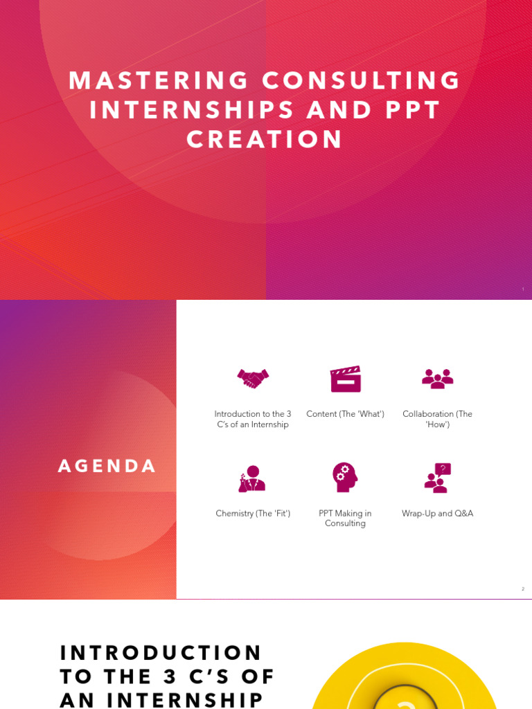 Mastering Consulting Internships | PDF | Learning | Human Communication