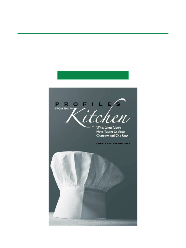 Reconsider Profiles From The Kitchen What Great Cooks Have Taught Us ...