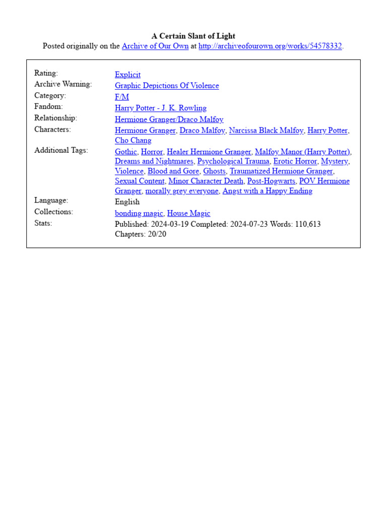 A Certain Slant of Light | PDF