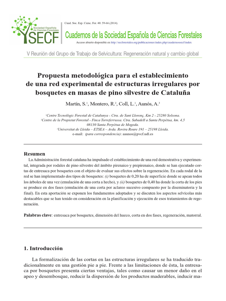 Martin-Alcon Et Al. 2014 - Pi Roig | PDF | Entorno natural