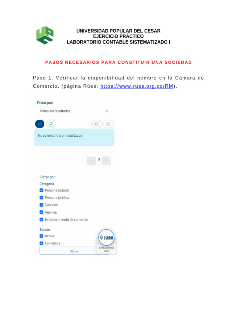 Pasos para Constituir Una Sociedad en Colombia | PDF | Compartir (Finanzas)