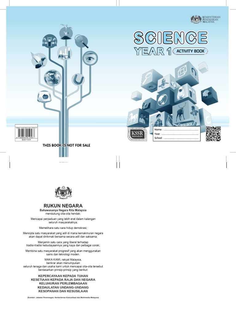 Year 1 Science Activity Book | PDF | Senses | Taste