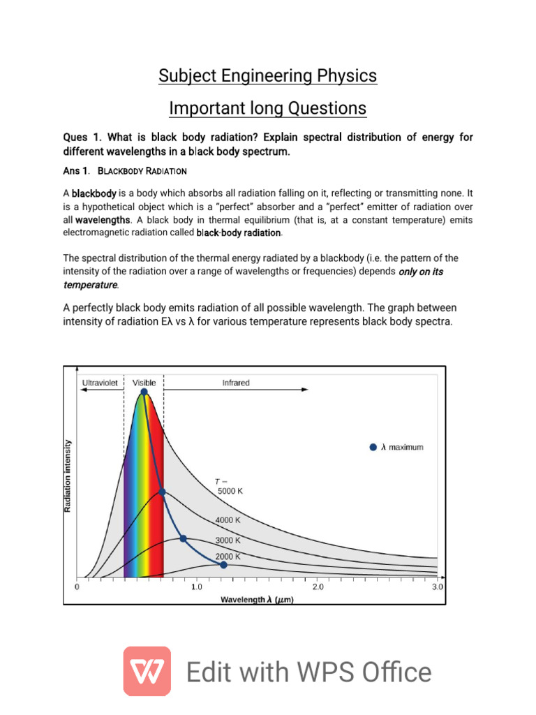 Engineering Physics Important Questions (1) | PDF | Laser | Waves
