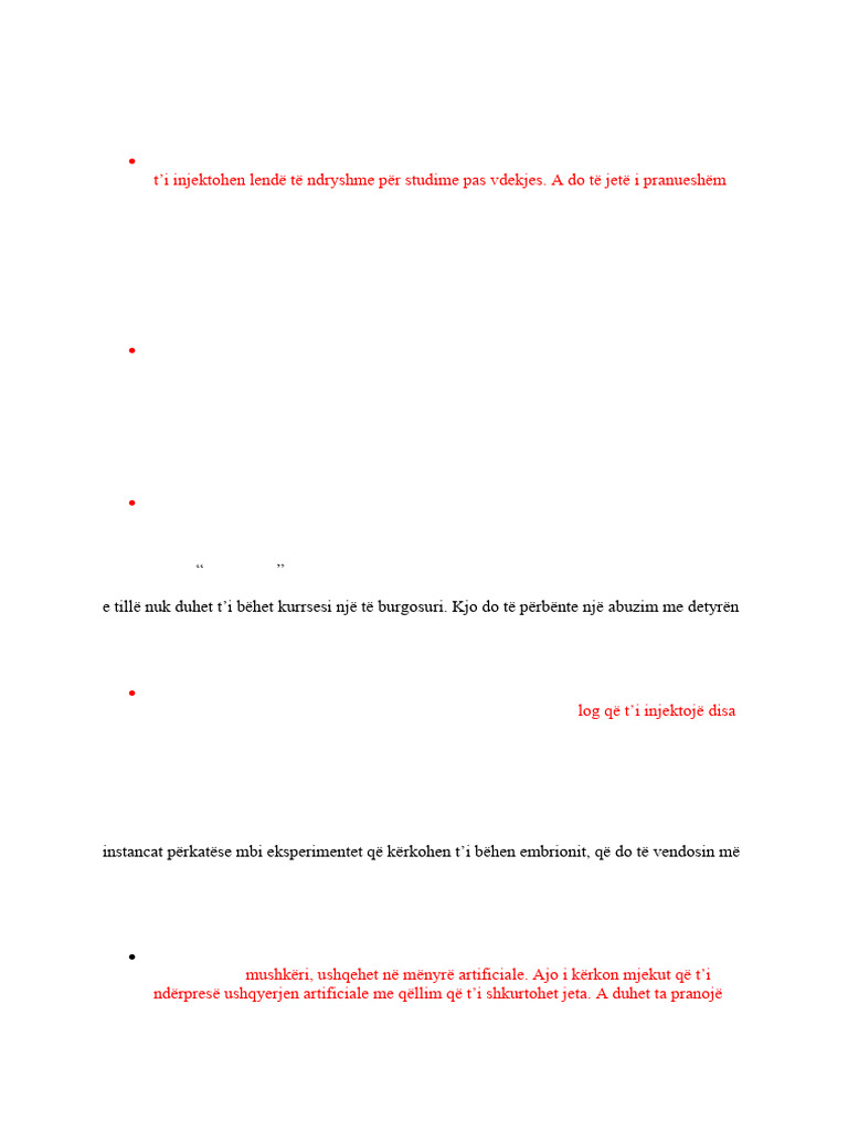 Zgjidhjet e 30 Situatave Ne Etike Mjeksore | PDF