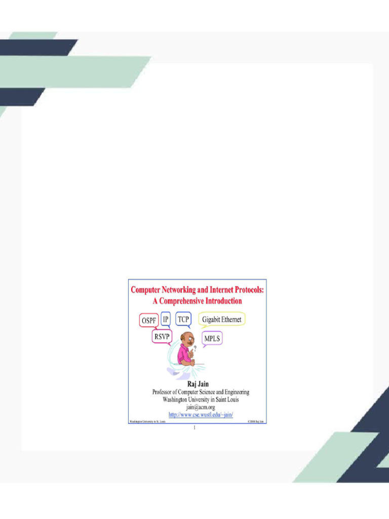 Computer Networking and Internet Protocols A Comprehensive Introduction ... Computer Networking and Internet Protocols A Comprehensive Introduction ...
