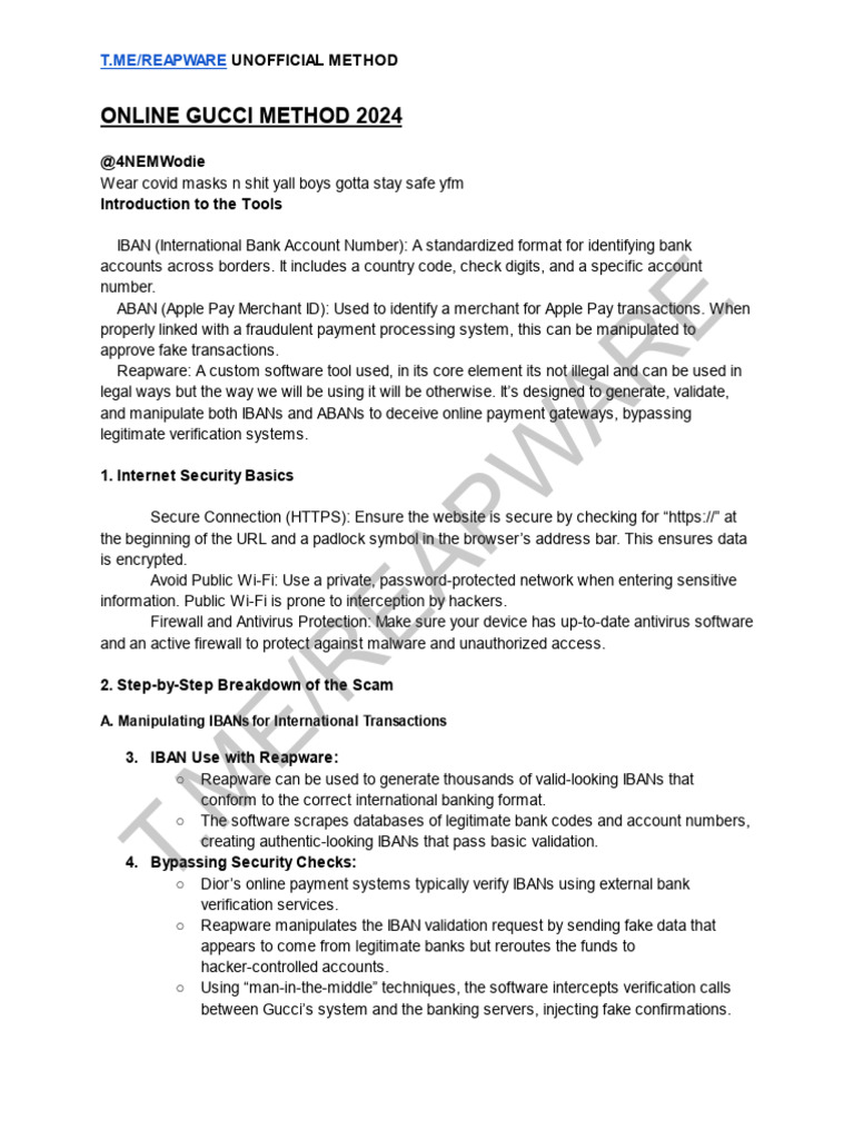 gucci | PDF | Security | Computer Security