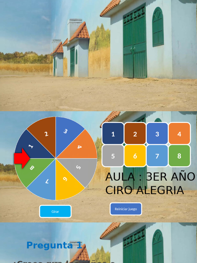 ruleta de presentacion 2025 | PDF