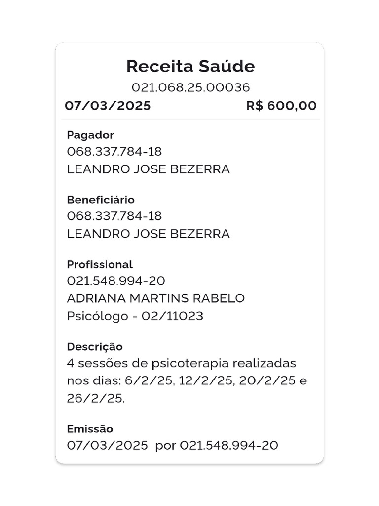 Recibo-IRPF-021 068 25 00036 | PDF