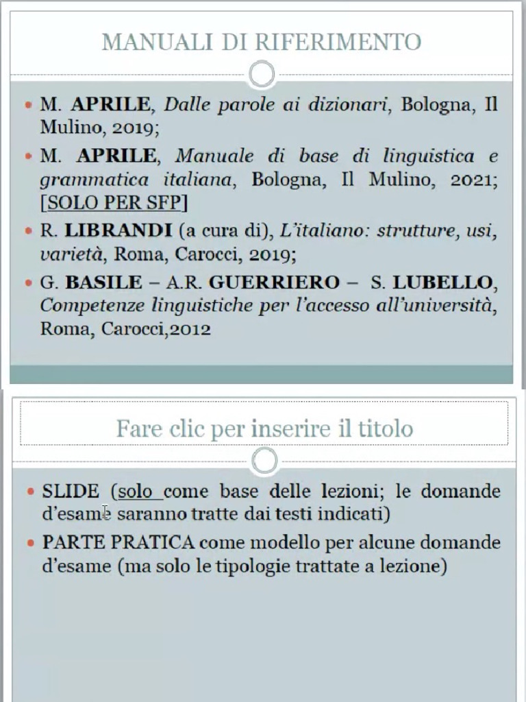 Slides Linguistica | PDF