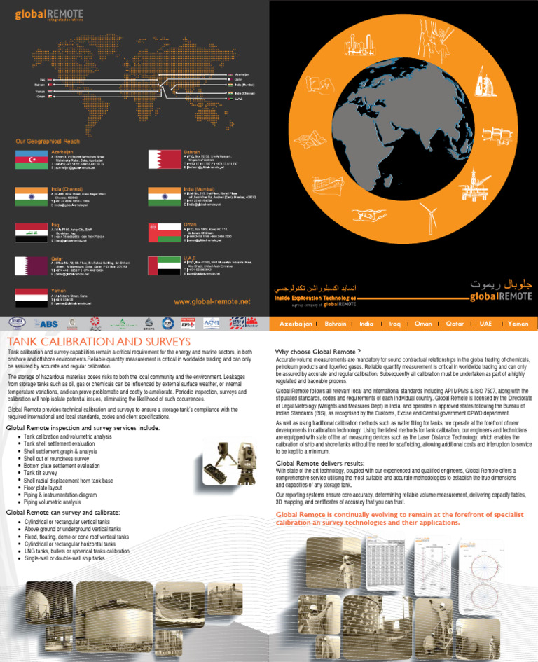Tank-Calibration-Brochure-rev02 | PDF | Calibration | Surveying