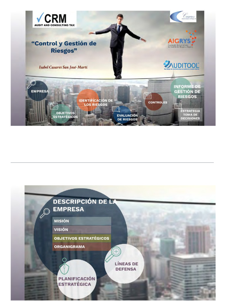 Presentación Control y Gestión de Riesgos 2018 | PDF