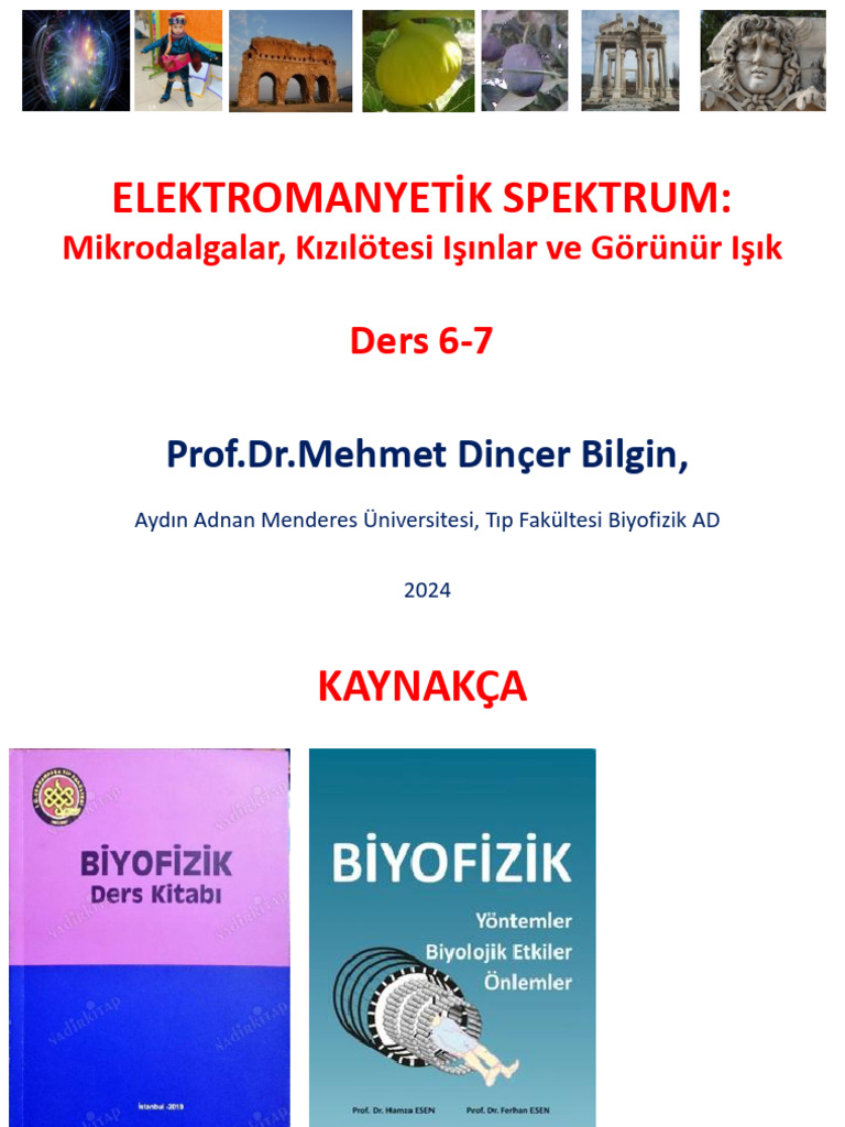 4) DK Emd 2024 Ders 6 7 RF Mikrodalgalar Ir | PDF