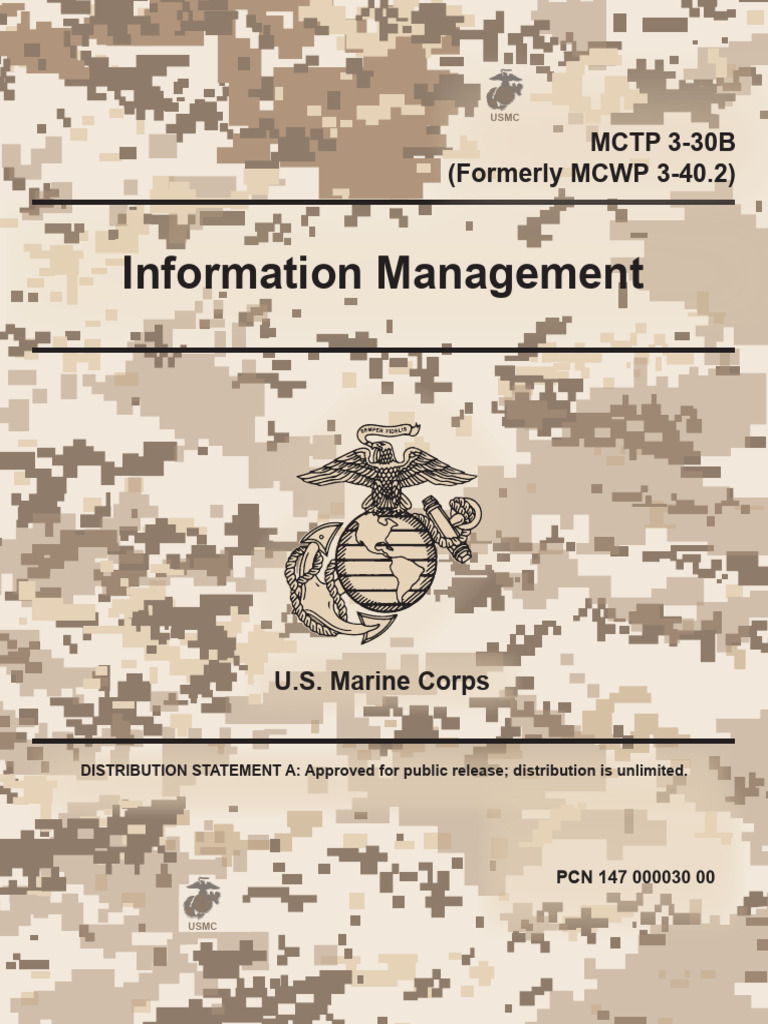 MCTP 3-30B gn | PDF | Knowledge | Knowledge Management