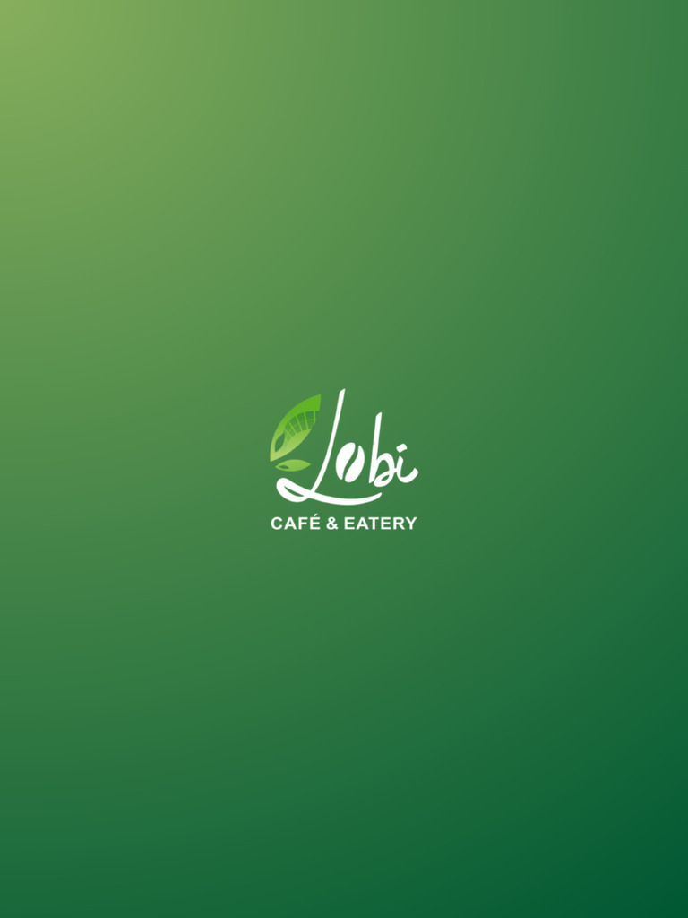 Lobi Cafe Menu | PDF