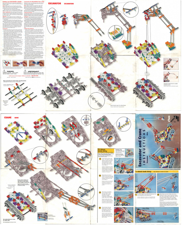 Knex Crane and Excavator | PDF