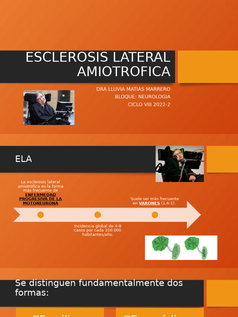 Esclerosis Lateral Amiotrófica: Guía Completa | PDF | Neurona motora ...