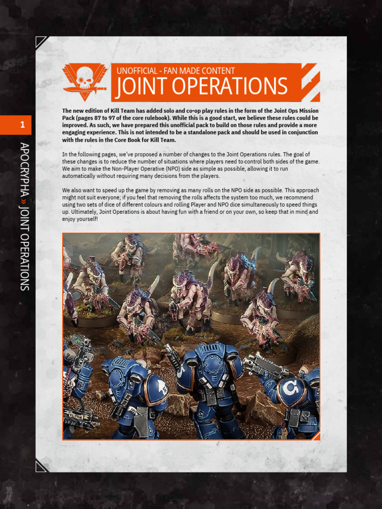 KillTeam Joint Operations 241013 | PDF