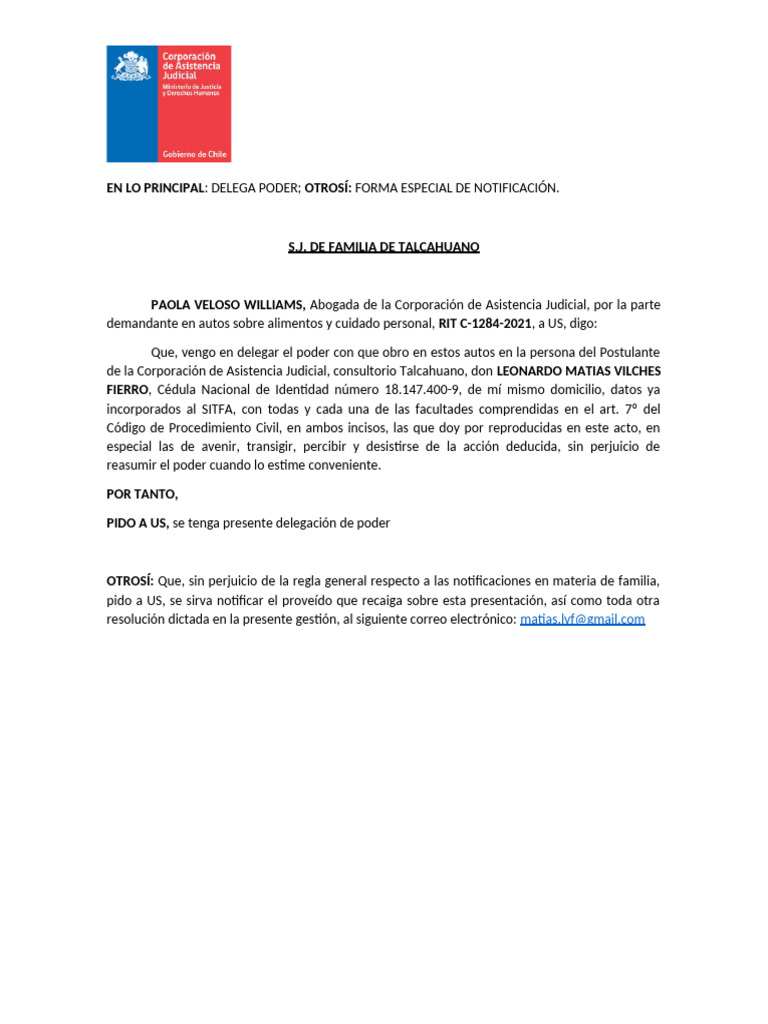 [Modelo] Delega Poder | PDF