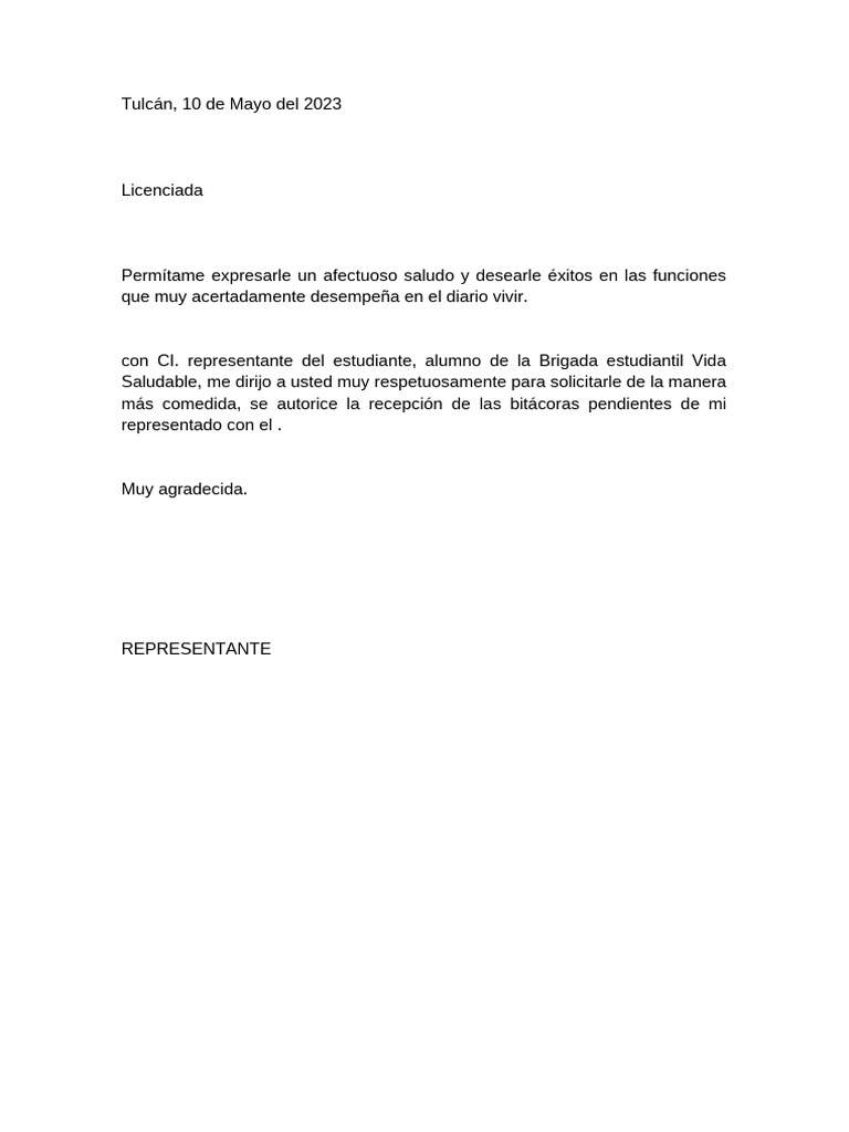 Oficio Sebas Brigada | PDF