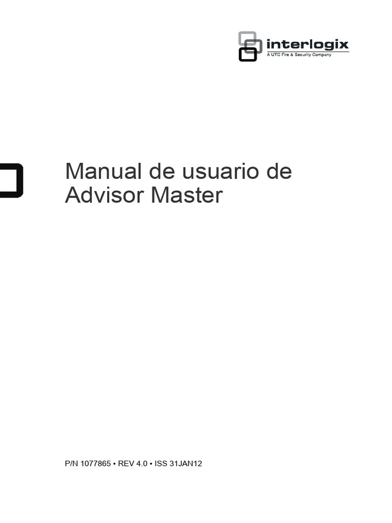 ES DMU 02 039 v1 00 Advisor Master Manual Usuario | PDF | Número de ...