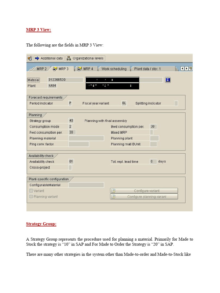 MRP 3 View | PDF | Demand | Marketing