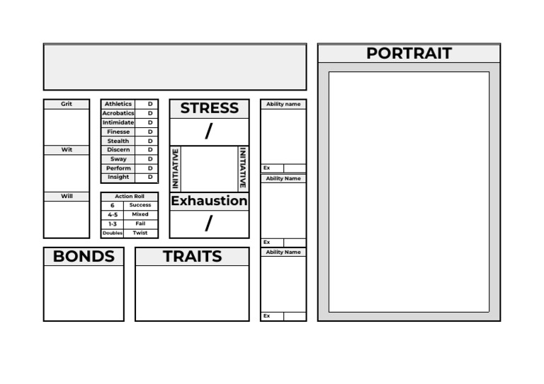 Char Sheet V9.5 Print - Player Sheet | PDF
