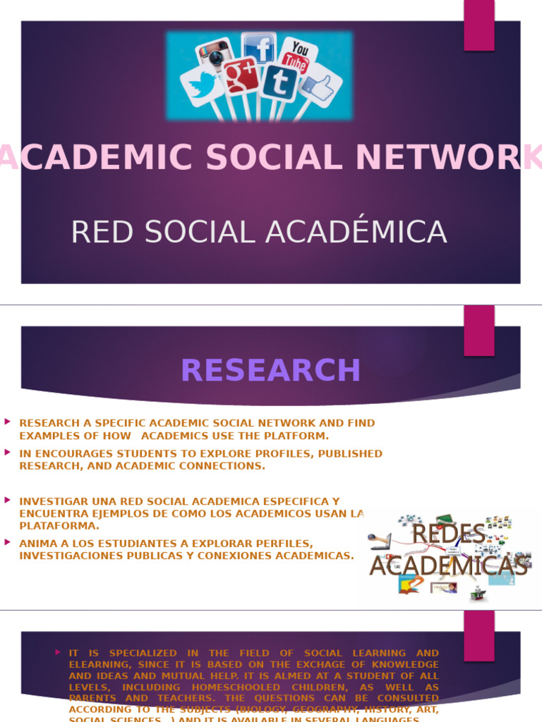 Uso de Redes Sociales Académicas | PDF