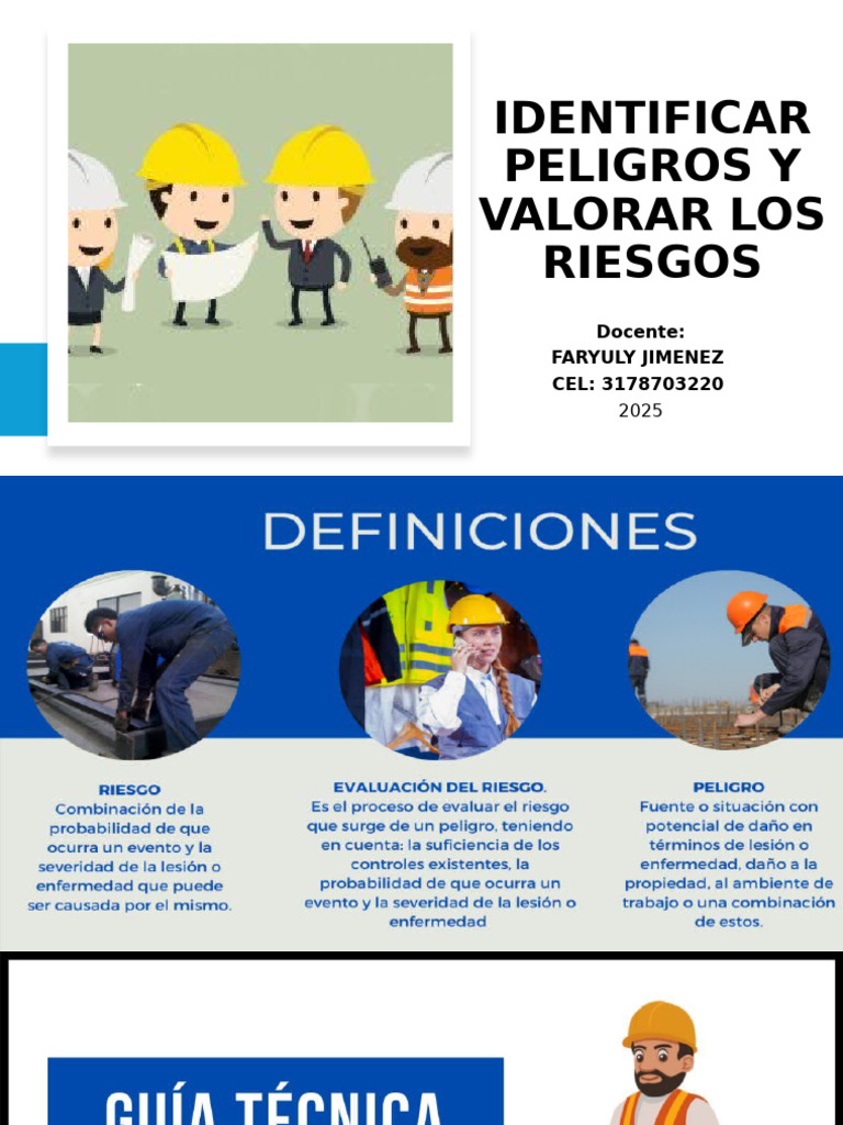 Identificar Peligros y Valorar Los Riesgos Seguridad Industrial | PDF
