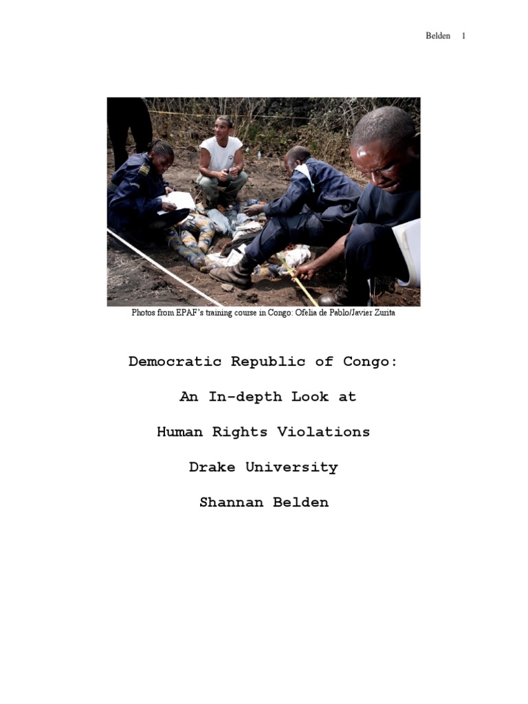 Democratic Republic of Congo: An In-Depth Look at Human Rights ...
