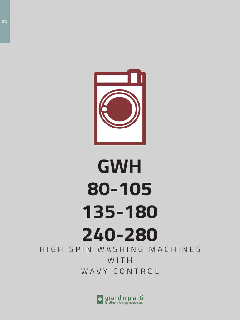 LF - Grandimpianti Wasers GWH | PDF | Washing Machine | Electricity