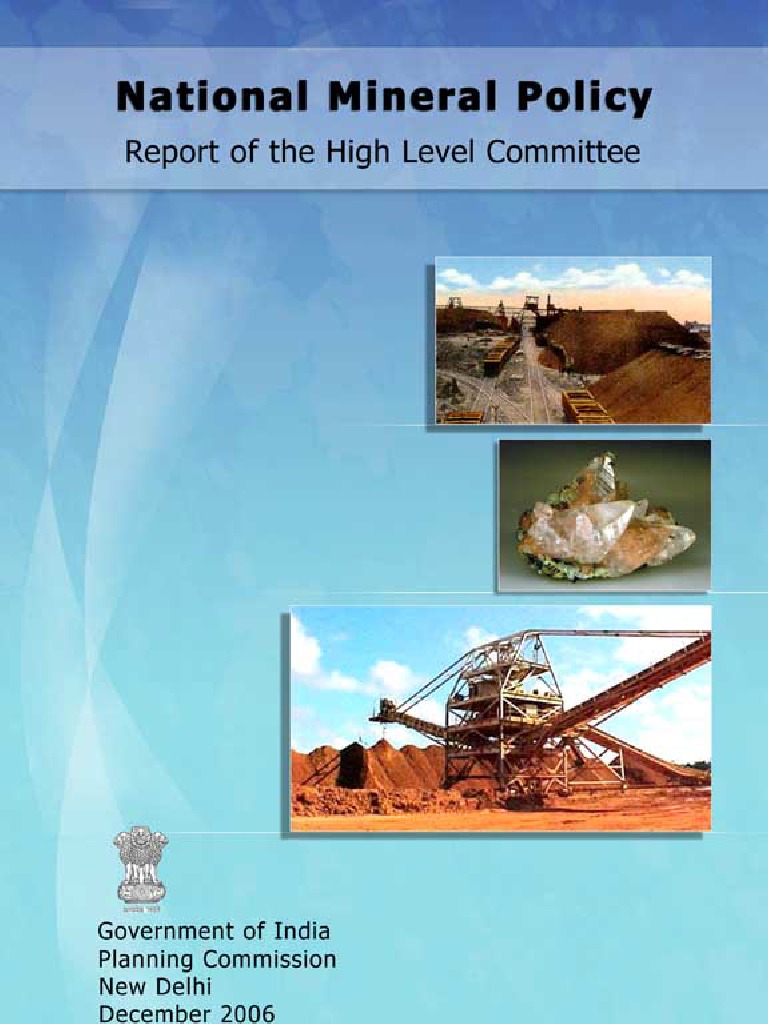 National Mineral Policy | PDF