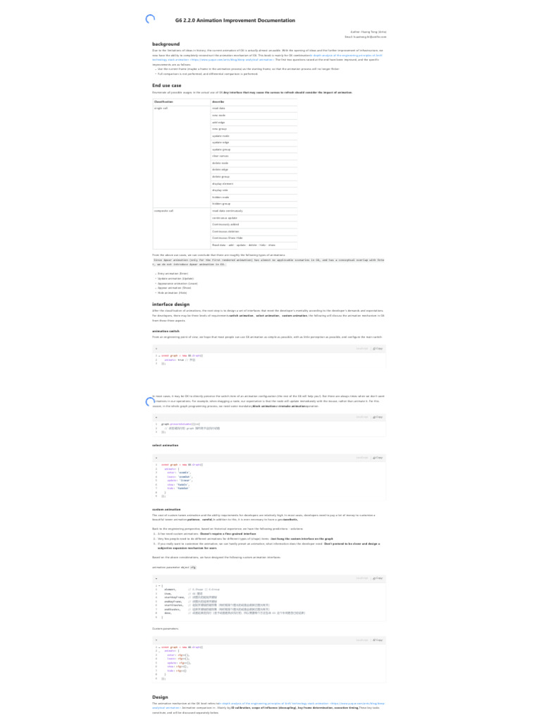 G6 Animation Mechanism Overview | PDF | Vertex (Graph Theory) | Java Script