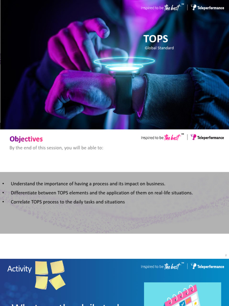 Understanding TOPS Standards at Teleperformance | PDF | Outlier ...