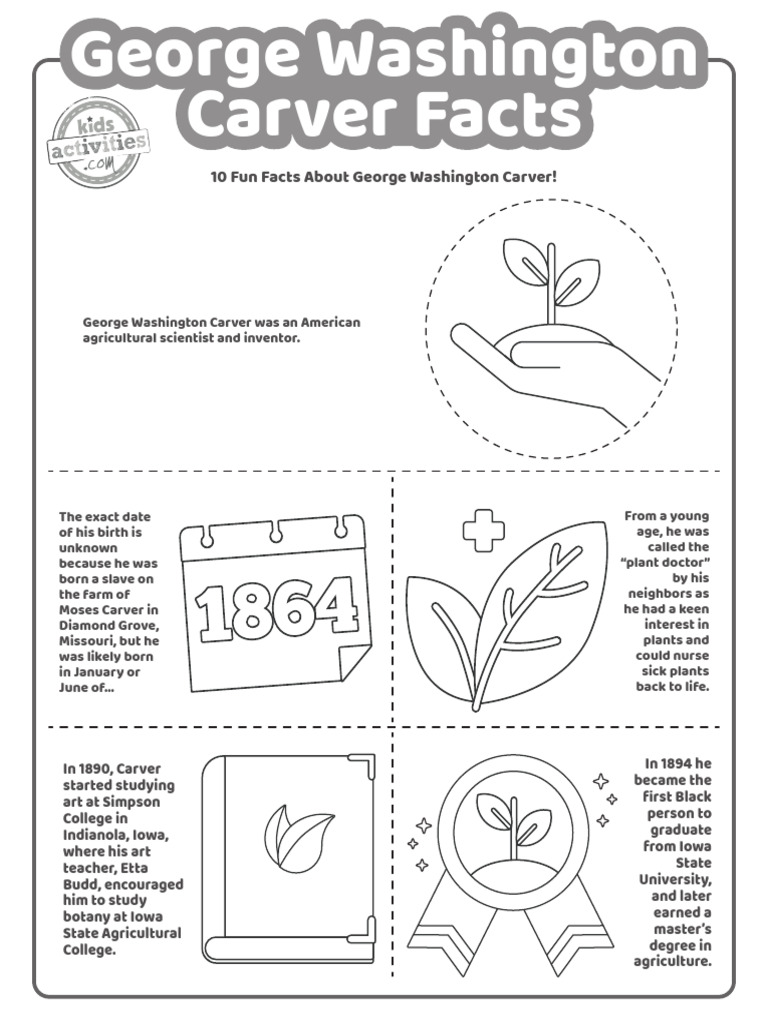 George Washington Carver Facts | PDF | Agriculture