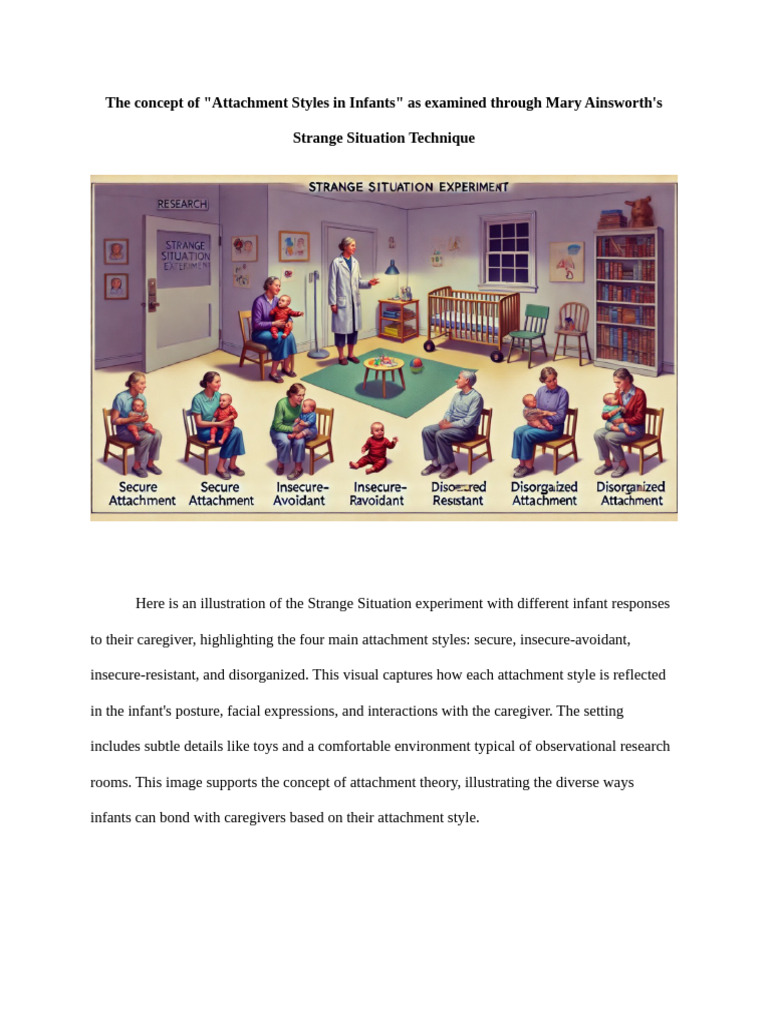 Understanding Infant Attachment Styles | PDF