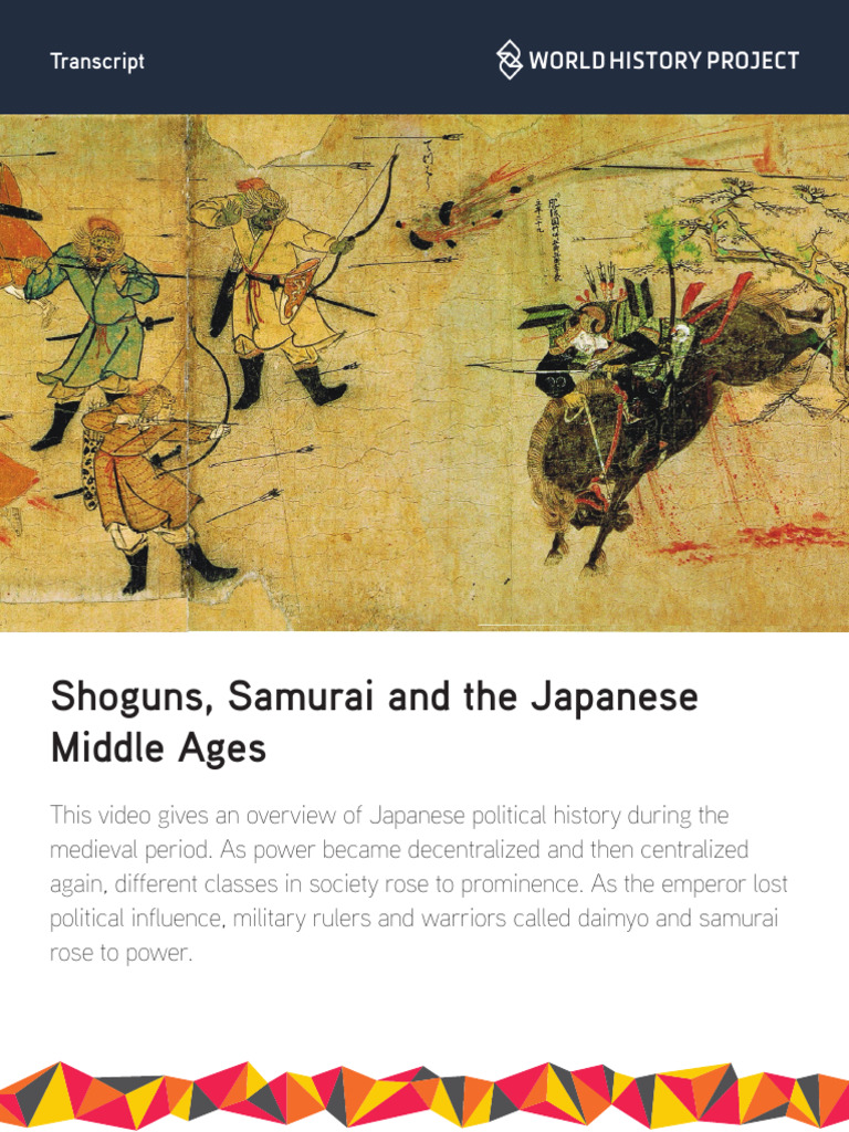 Shoguns Samurai and The Japanese Middle Ages | PDF | Shogun | Samurai