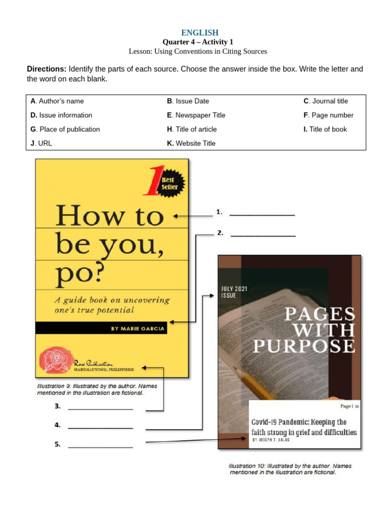 4th Quarter Activities | PDF