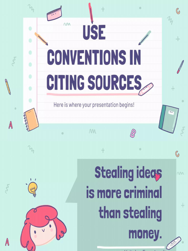 Using Conventions in Citing | PDF