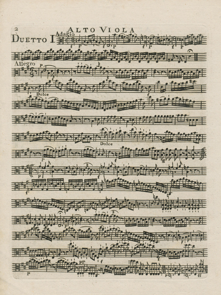 Hoffmeister Duets Viol Alto | PDF